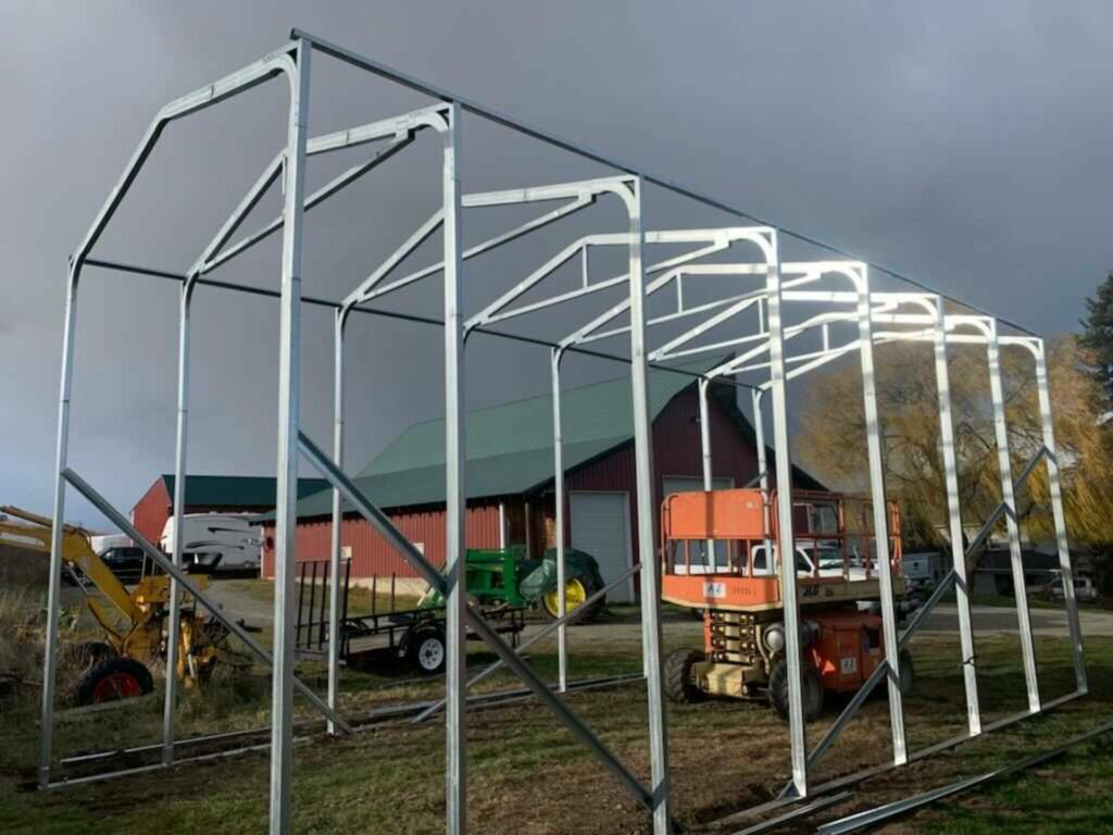 Steel Framed Metal Buildings - Port A Cover